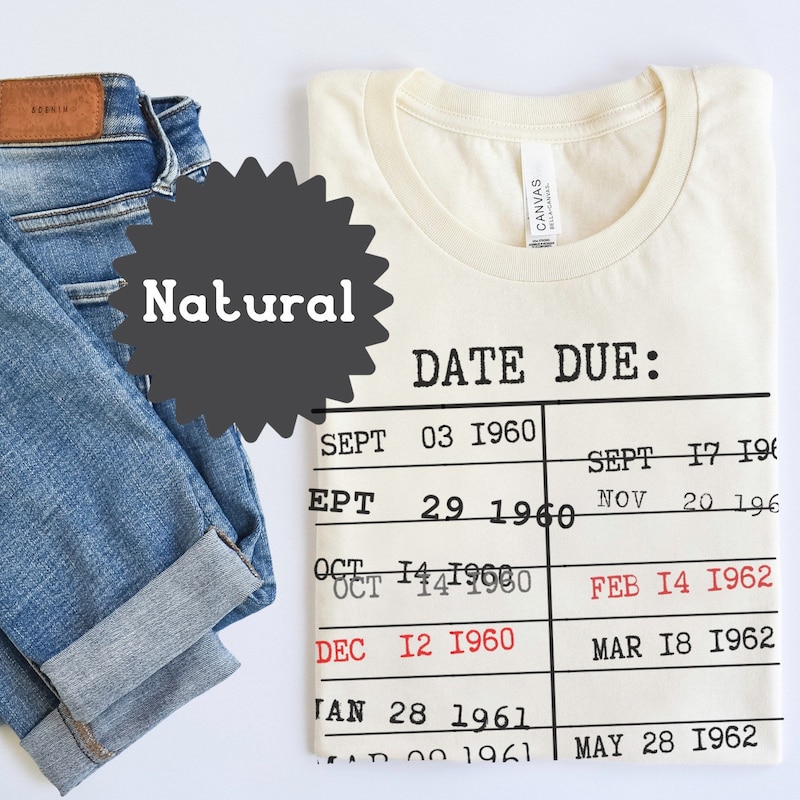 Library Due Date - Etsy