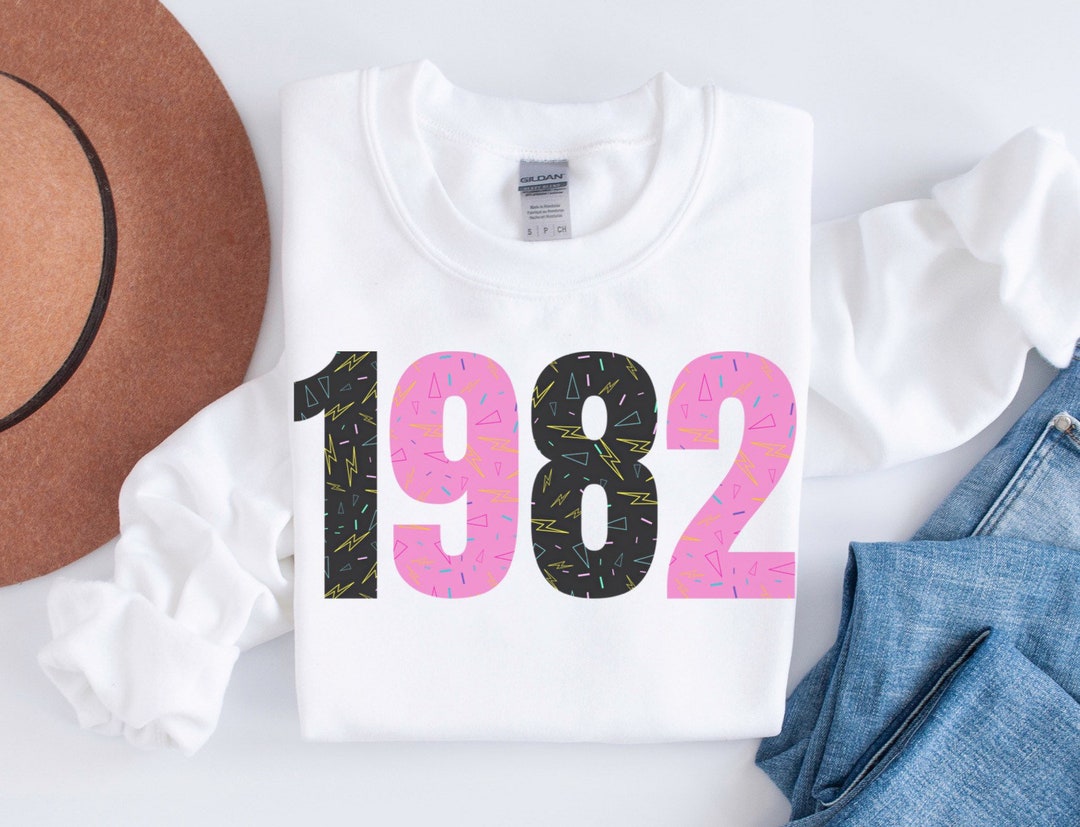 1982 Birthday Sweatshirt, 80s Baby Sweater, Millennial Gift for Her ...
