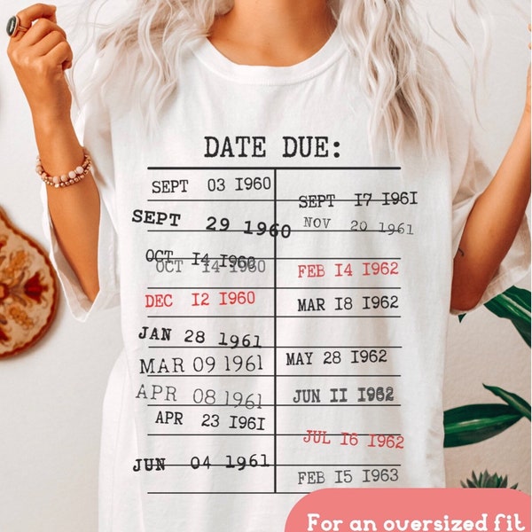 Library Due Date - Etsy