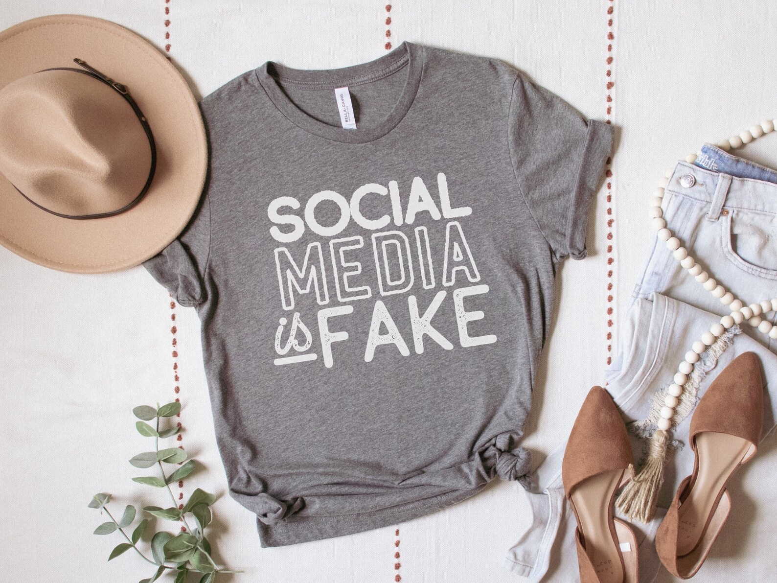 Social Media is Fake Tshirt, Body Positive Clothing, Self Love ...