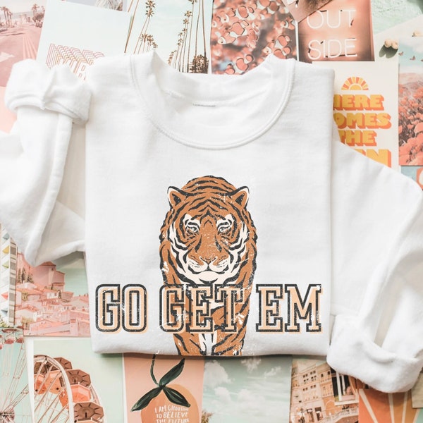 Tiger Sweatshirt - Etsy