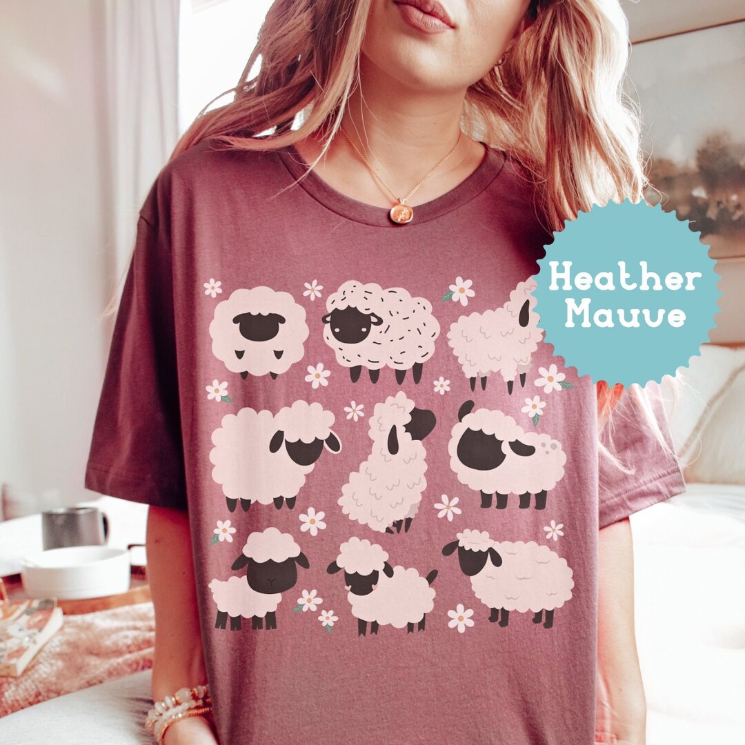 Valais Sheep Tshirt, Black Nose Lamb Shirts, Sheep Lover Gift, Present ...