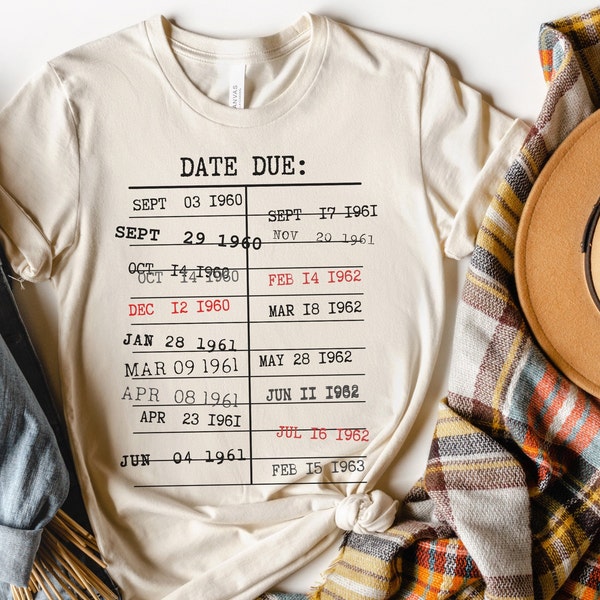 Library Due Date - Etsy