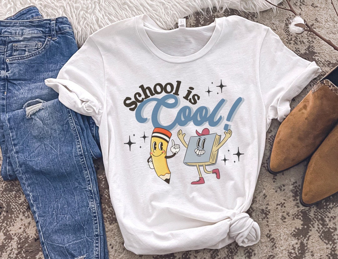 School is Cool Shirt, Teacher Tee, Back to School Outfit, First Day ...