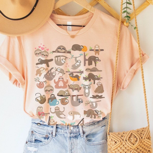 Sloth Shirt - Etsy