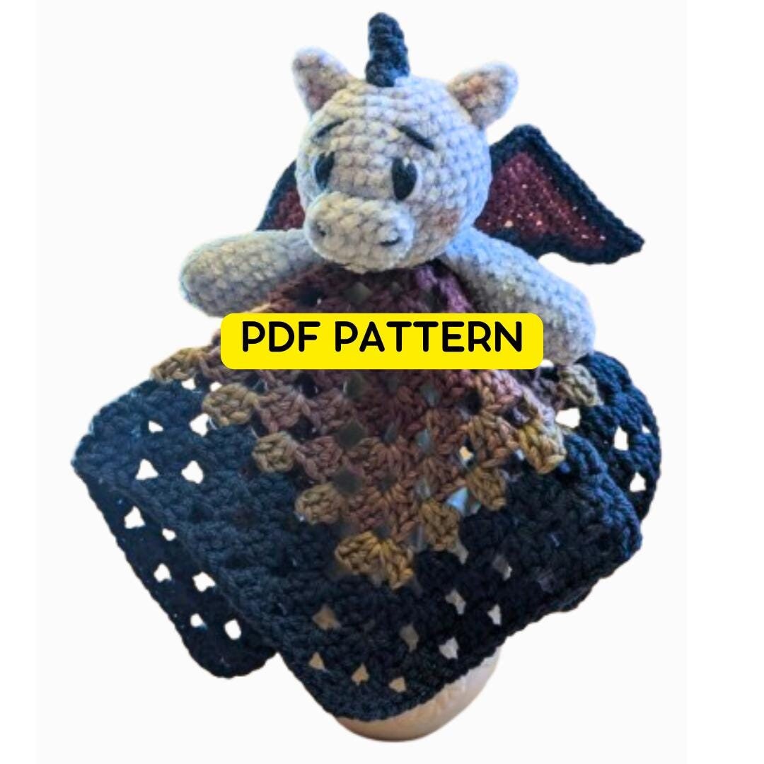 Dragon Lovey Snuggler Crochet Pattern - Etsy