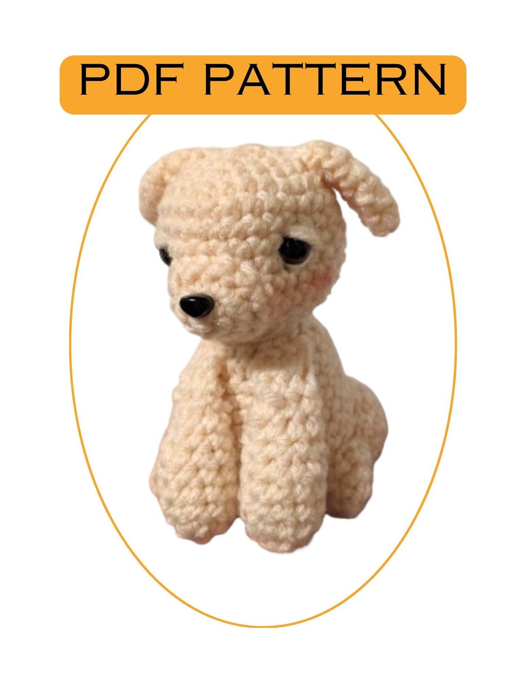 Amigurumi Puppy Dog Crochet Pattern - Etsy