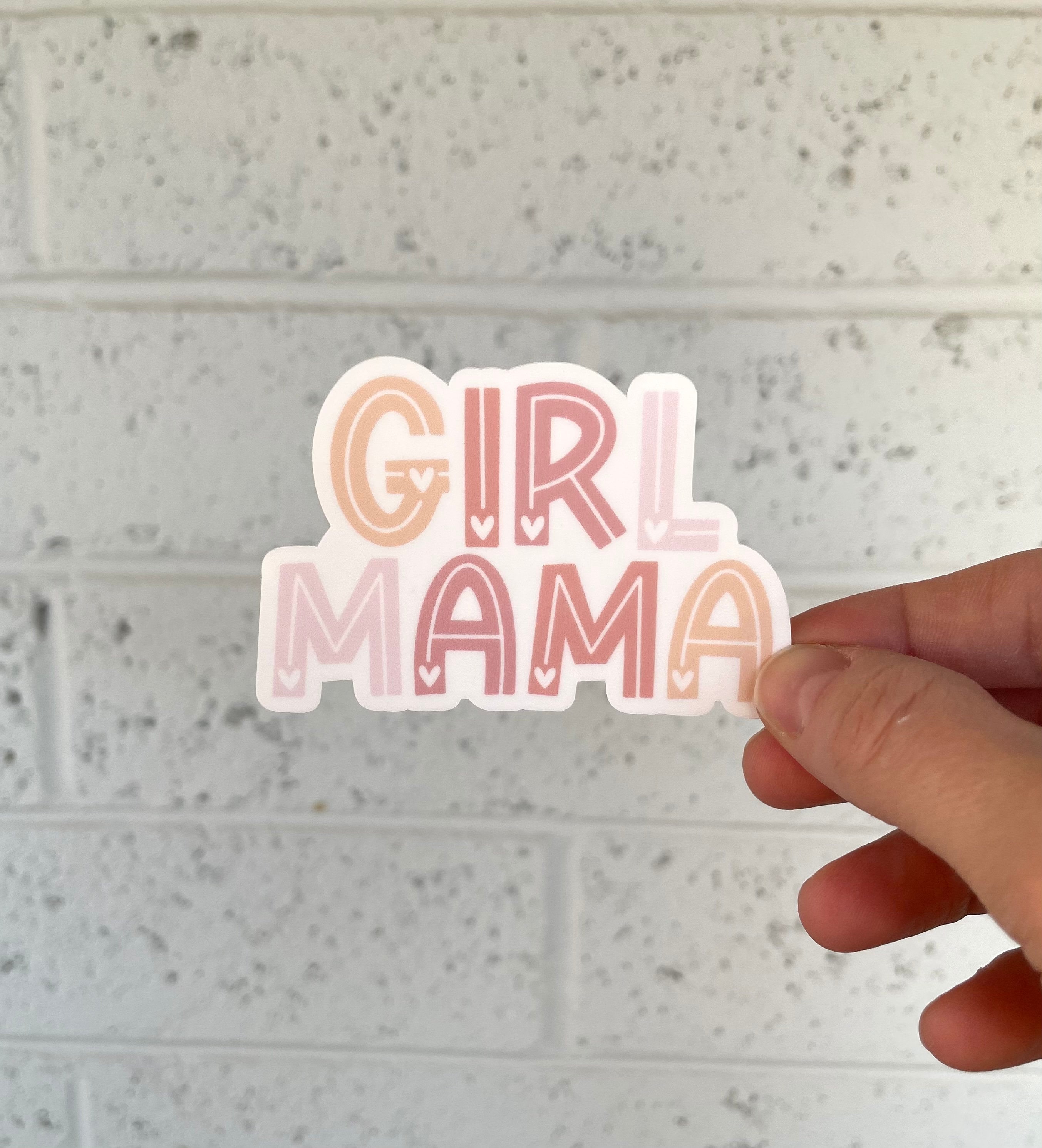 Girl Mama Sticker Girl Mom Sticker Girl Mama Girl Mom | Etsy