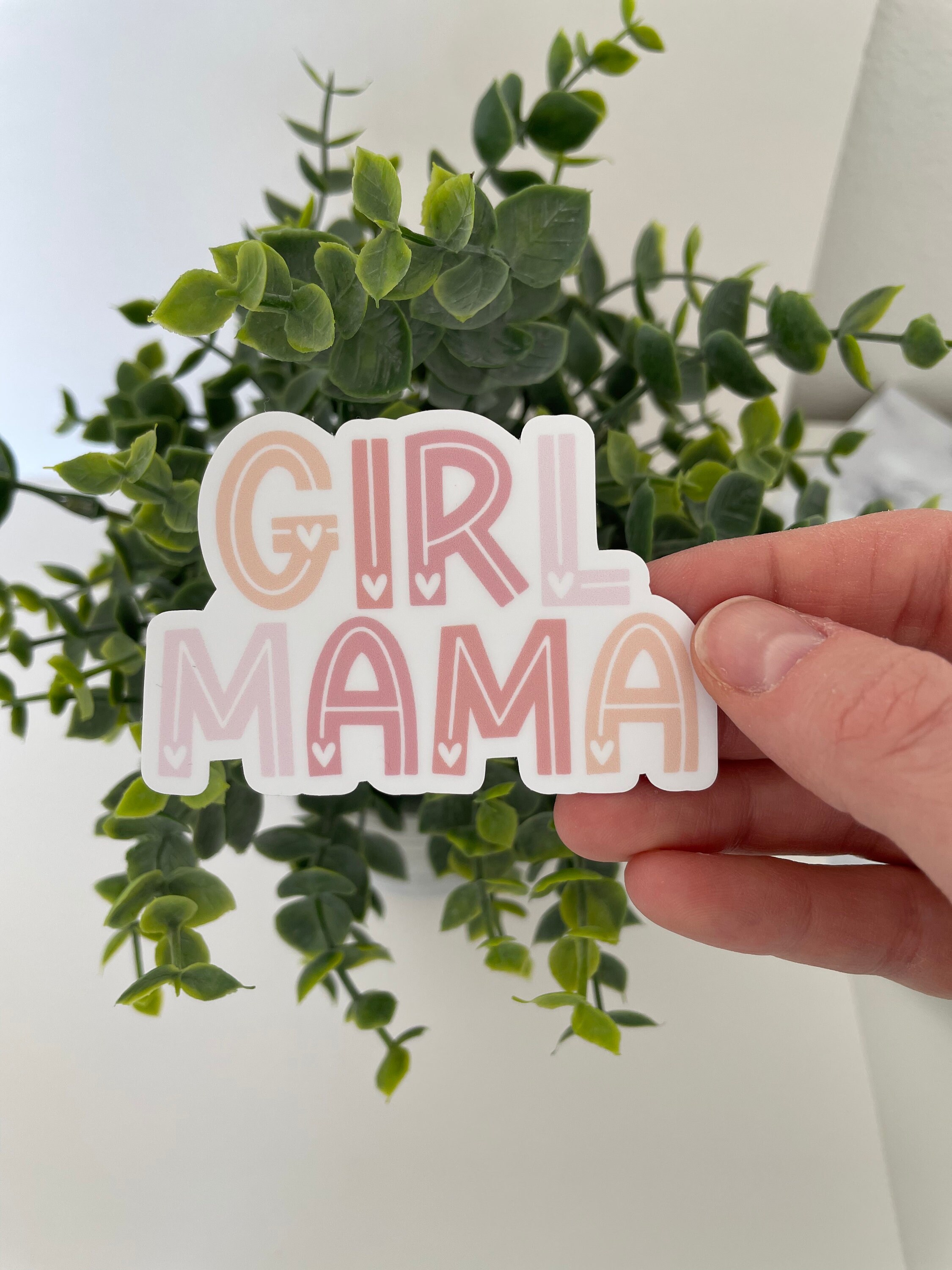 Girl Mama Sticker Girl Mom Sticker Girl Mama Girl Mom | Etsy