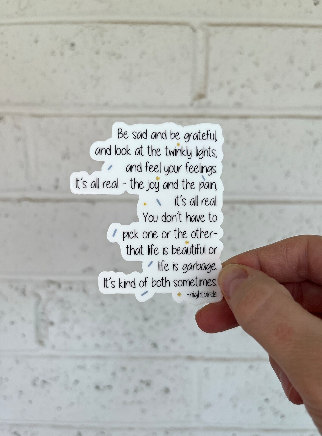 Nightbirde Quote | Nightbirde Sticker | Inspirational Sticker L ...