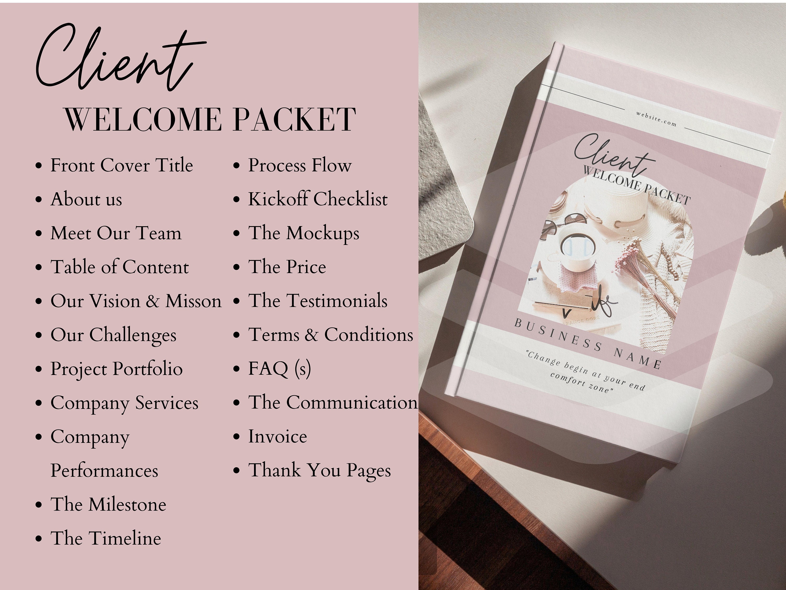 Client Welcome Packet Template Client Onboarding Template Onboarding ...