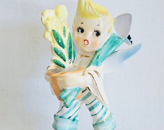 RARE Lefton May Boy Angel, Lefton May Angel, Lefton Boy Angel, May ...