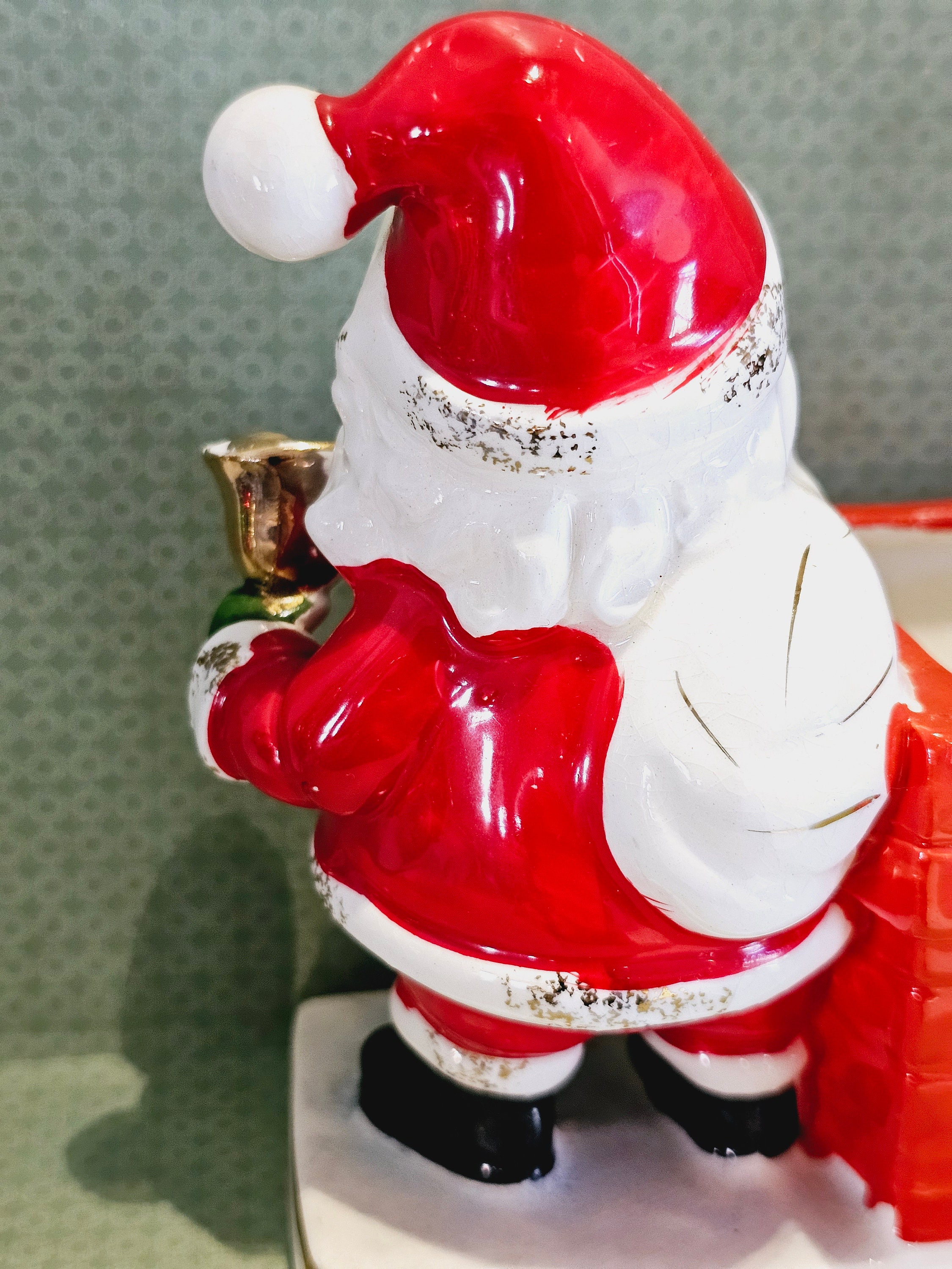 Vintage Christmas Planter, Santa Planter, Vintage Christmas, Vintage ...