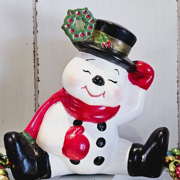 Vintage Snowman - Etsy