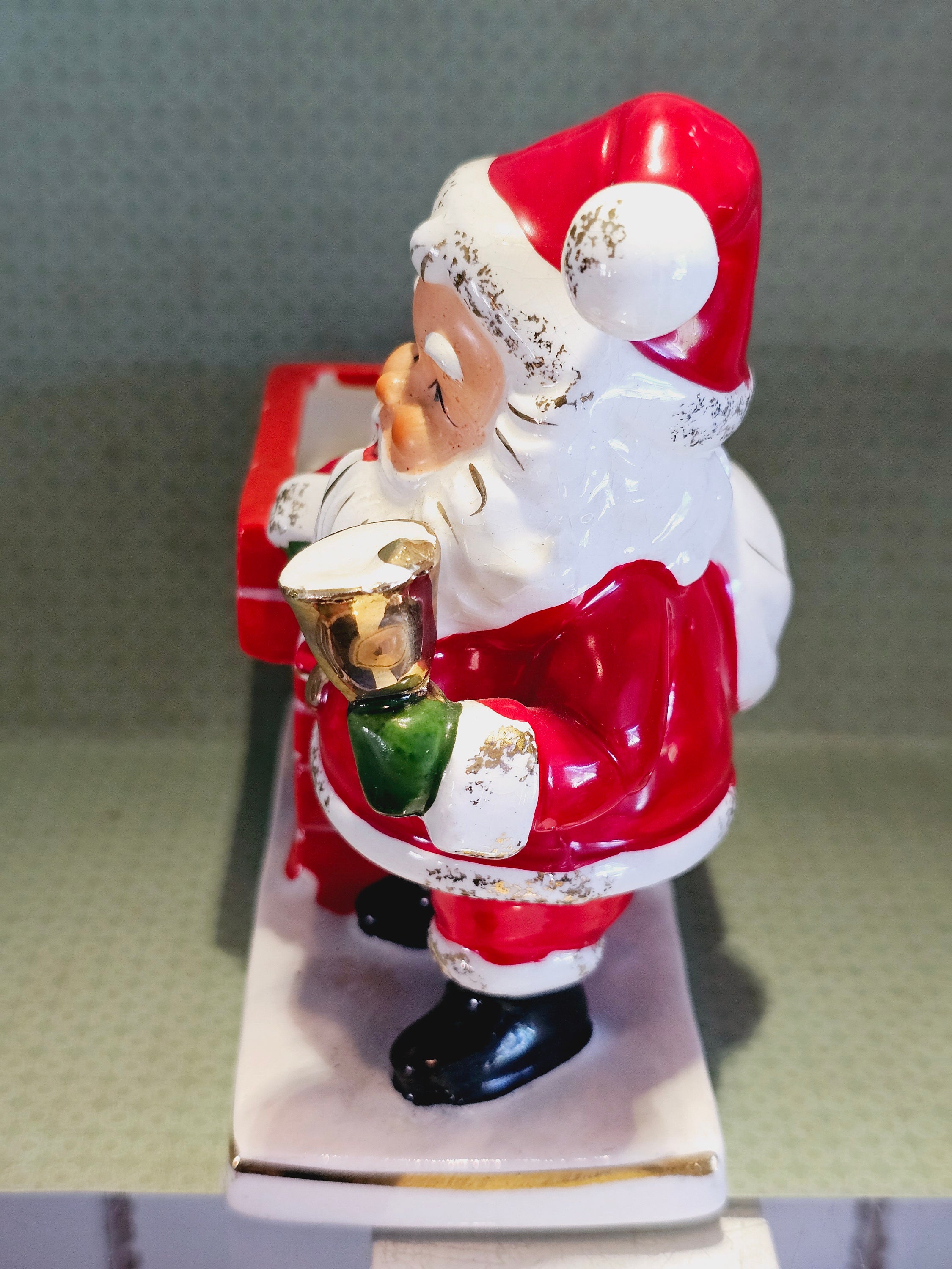 Vintage Christmas Planter, Santa Planter, Vintage Christmas, Vintage ...