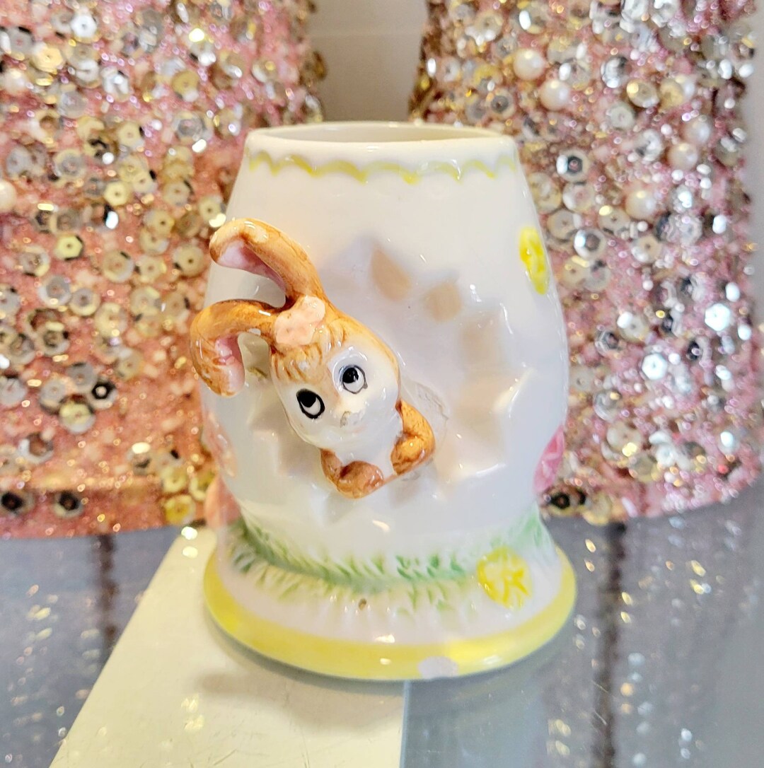 Relpo Easter Planter, Relpo Planter, Vintage Easter Decoration, Easter ...