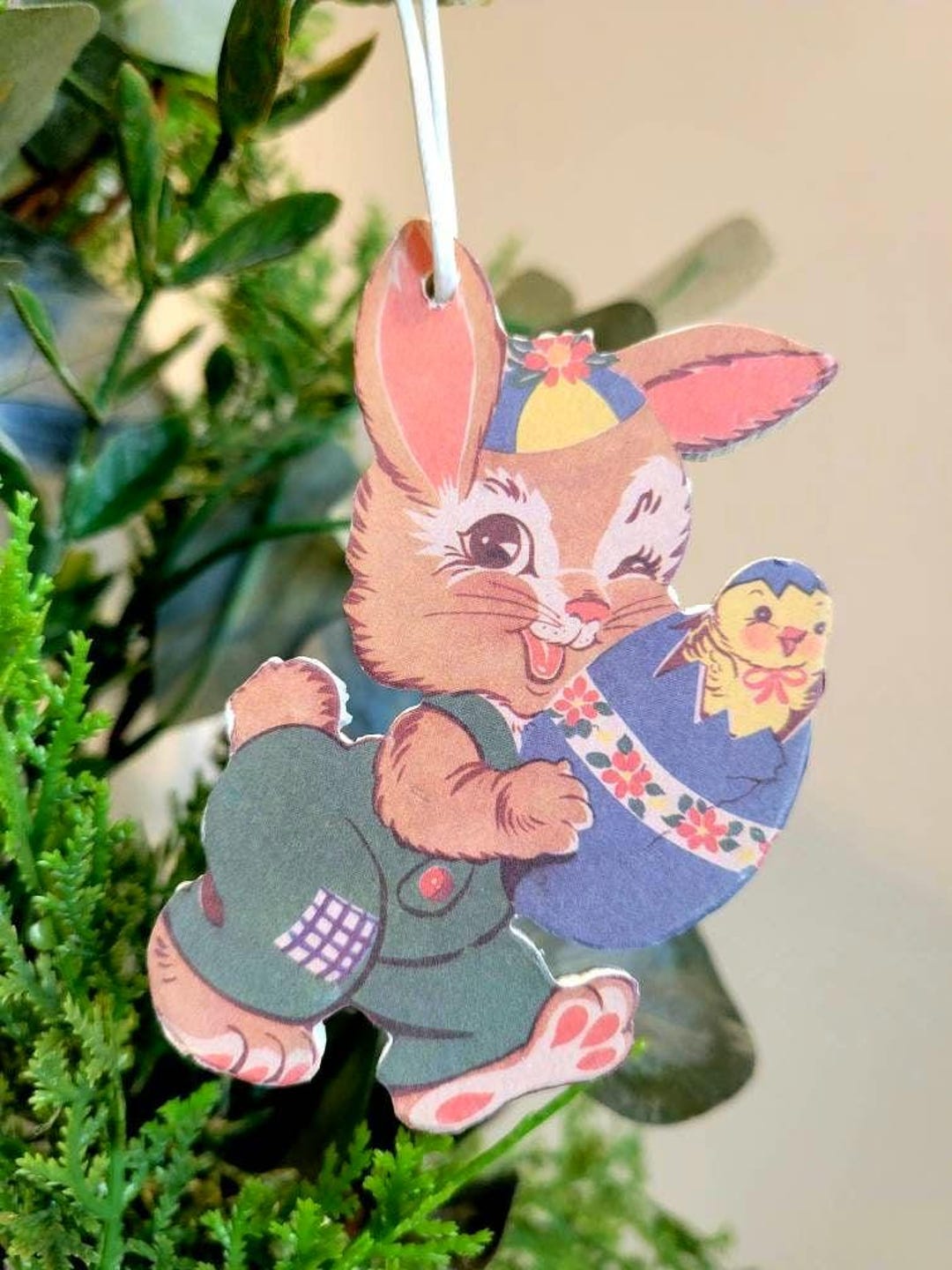 Retro Ornament, Vintage Easter Decor, Vintage Easter, Gift, Easter ...