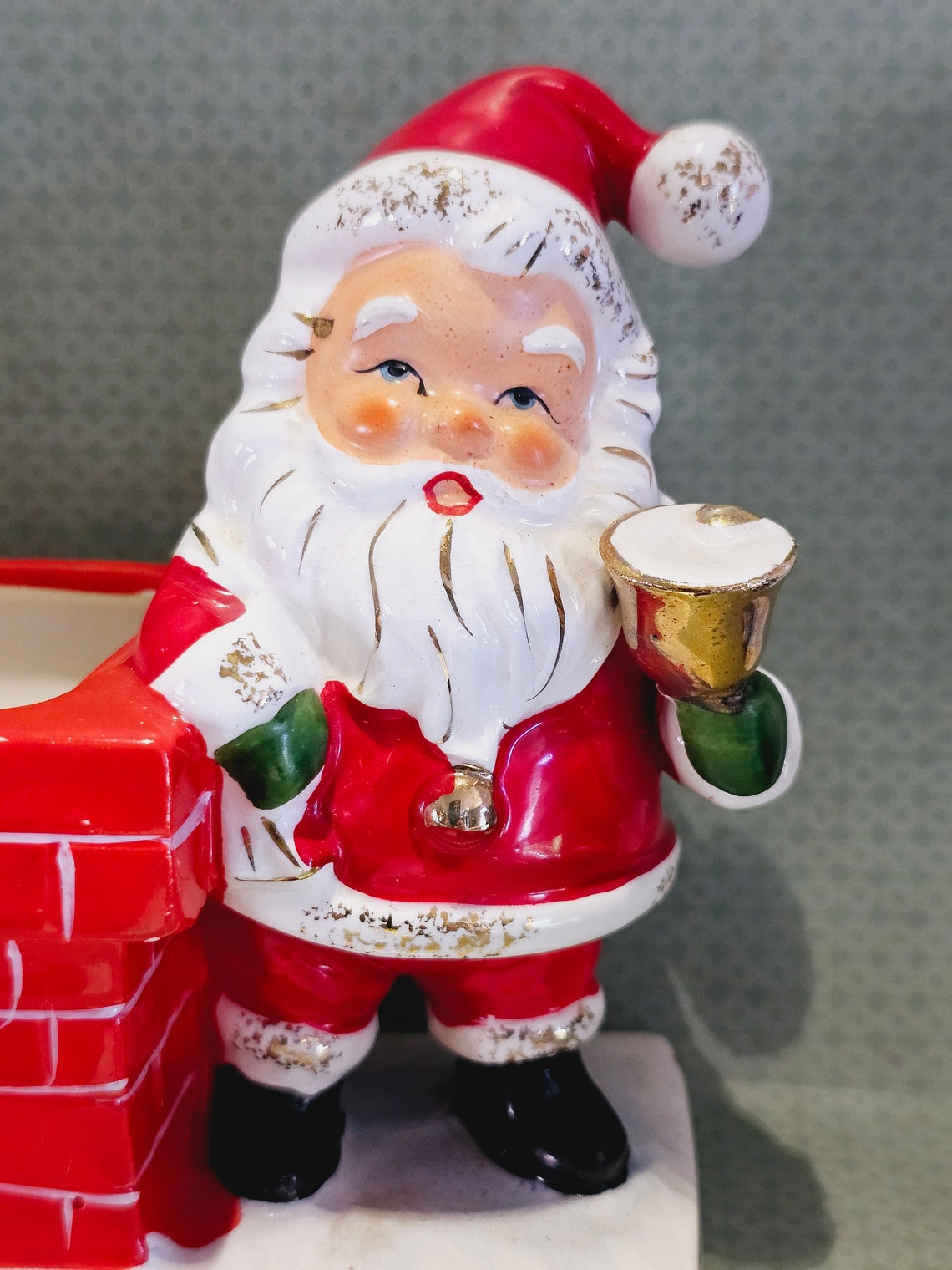 Vintage Christmas Planter, Santa Planter, Vintage Christmas, Vintage ...