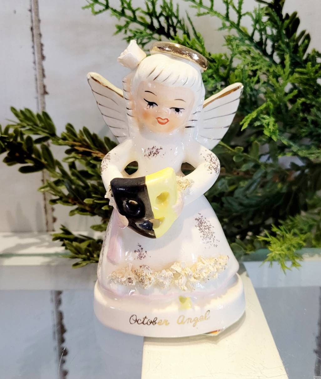 Napco October Angel October Angel Birthday Angel Vintage - Etsy