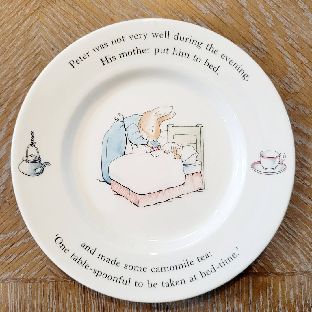 Peter Rabbit Plate, Vintage Easter Decoration, Easter Decoration ...