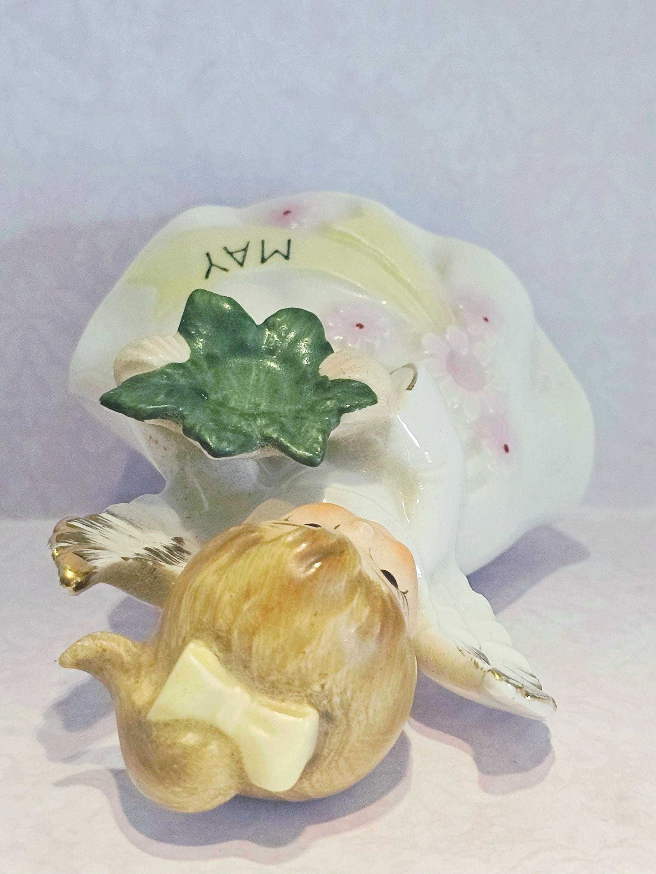 Vintage Lefton May Angel, Lefton Angel, May Birthday Angel, Birthday ...