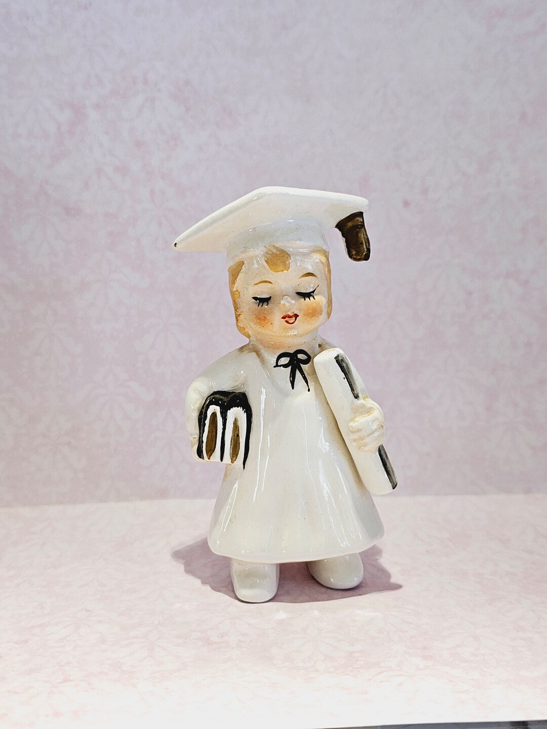 Vintage Graduate Figurine Graduation Gift Vintage Gift - Etsy