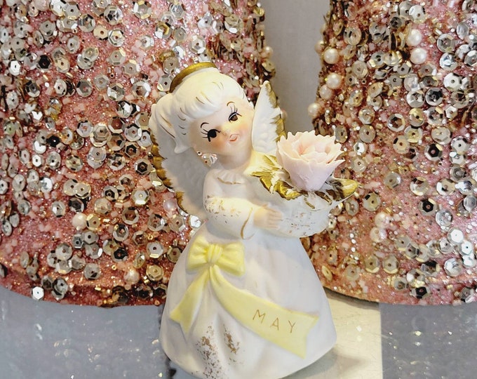 Lefton May Angel, May Birthday Angel, Birthday Angel, Lefton Angel ...
