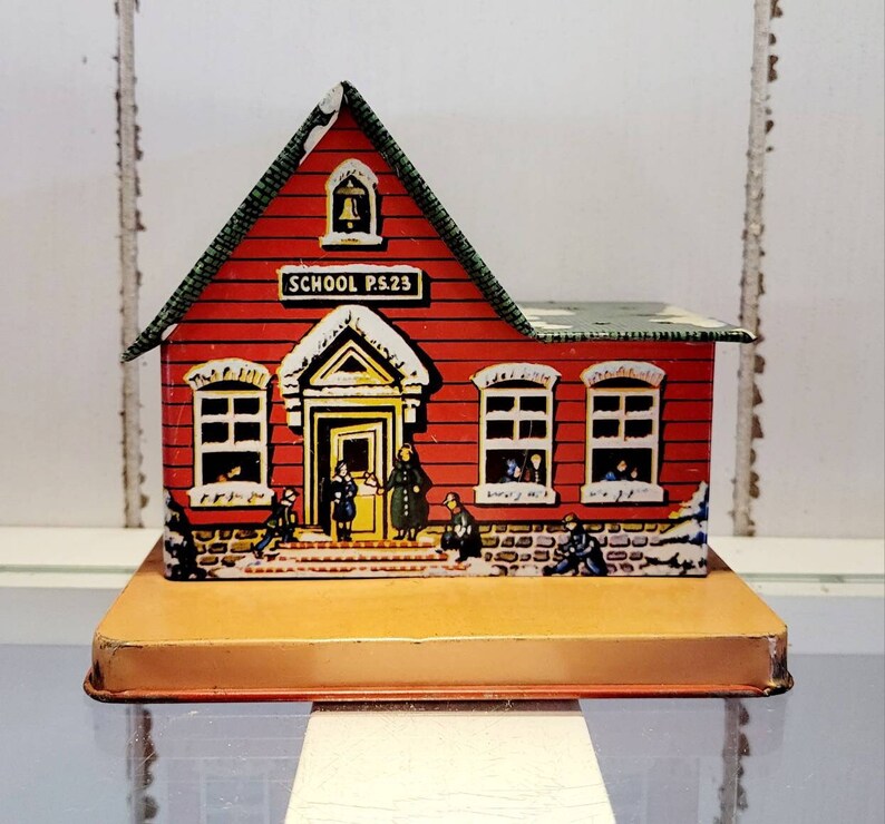 Vintage Schoolhouse Bank Vintage Bank Vintage Home Decor - Etsy