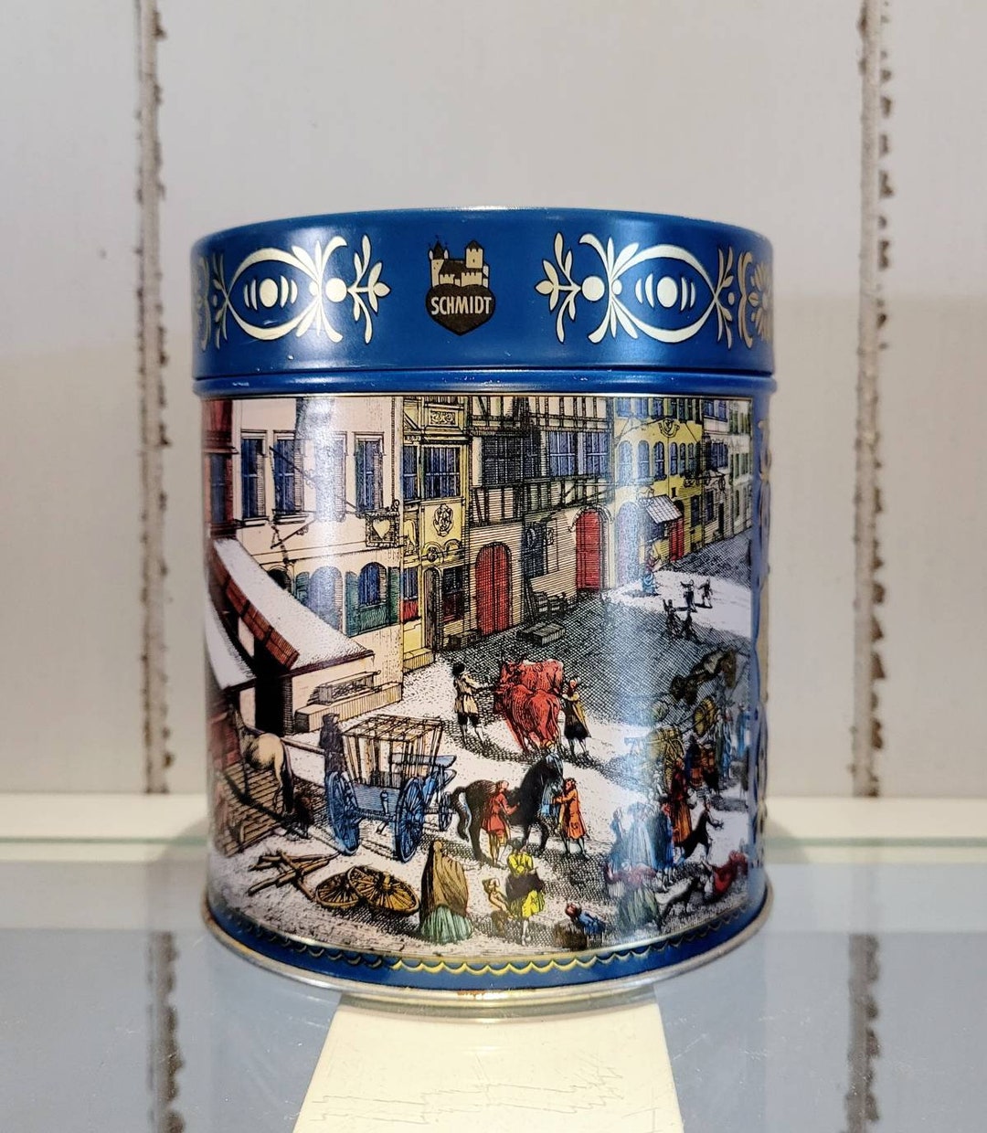 Vintage German Tin, Otto Schmidt Tin, Vintage Tin, Decorative Tin ...