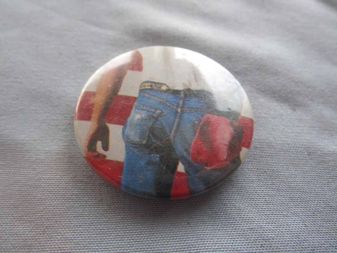 1970's Bruce Springsteen Celluloid Pinback Button Born in the USA - Etsy
