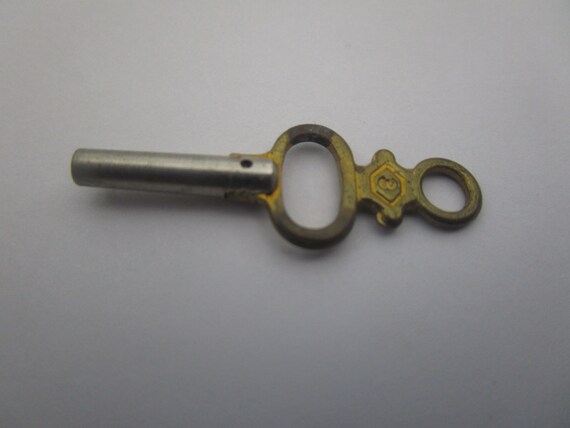 19th Century Antique Key Wind Pocket Watch Key - Gem