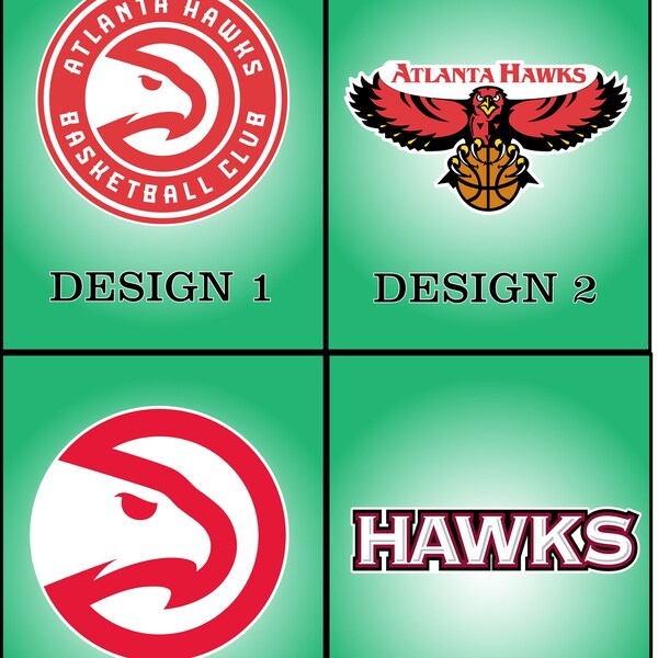 Atlanta Hawks Stickers - Etsy
