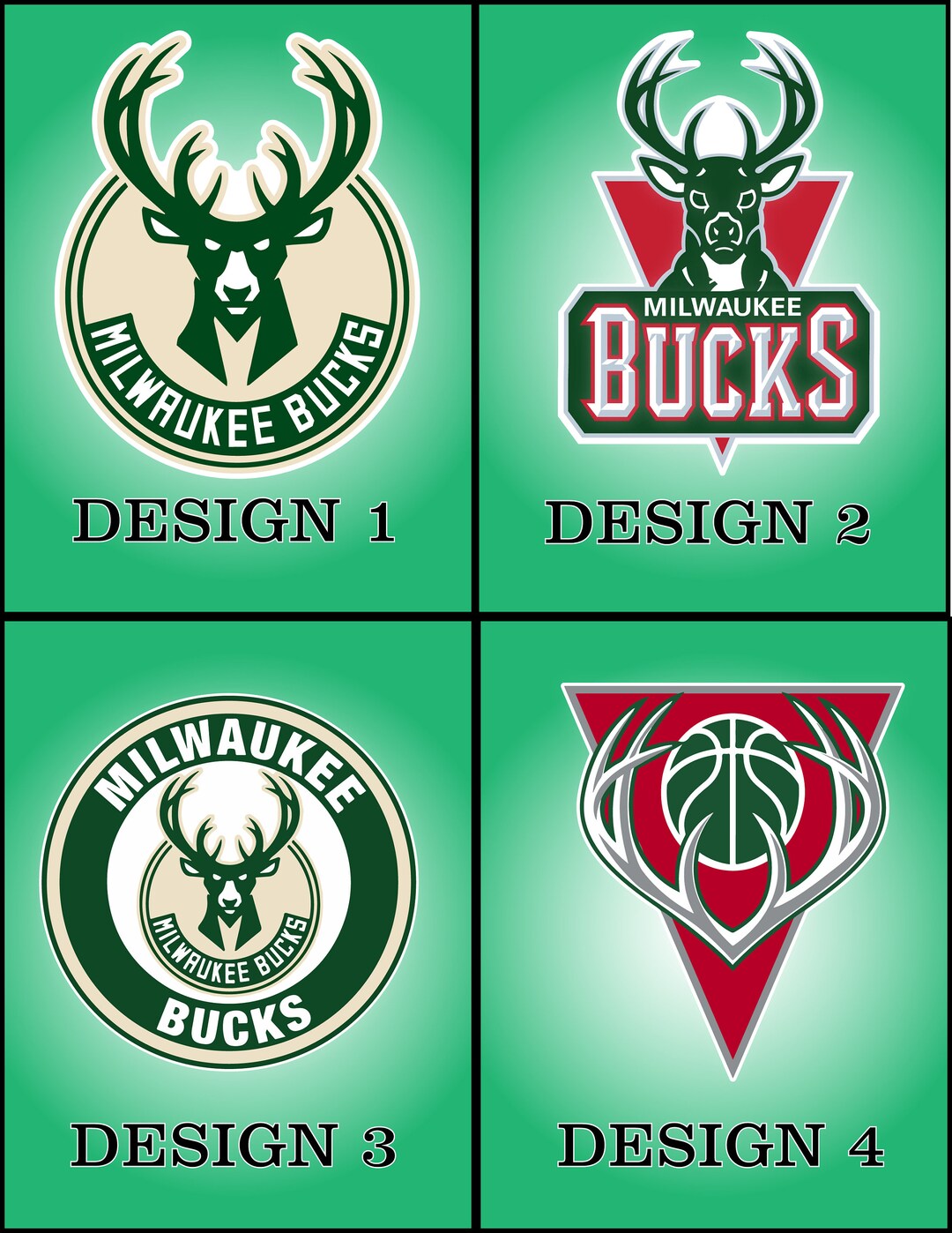 Milwaukee Bucks NBA Basketball Sticker Vinyl Decal Truck Car - Etsy