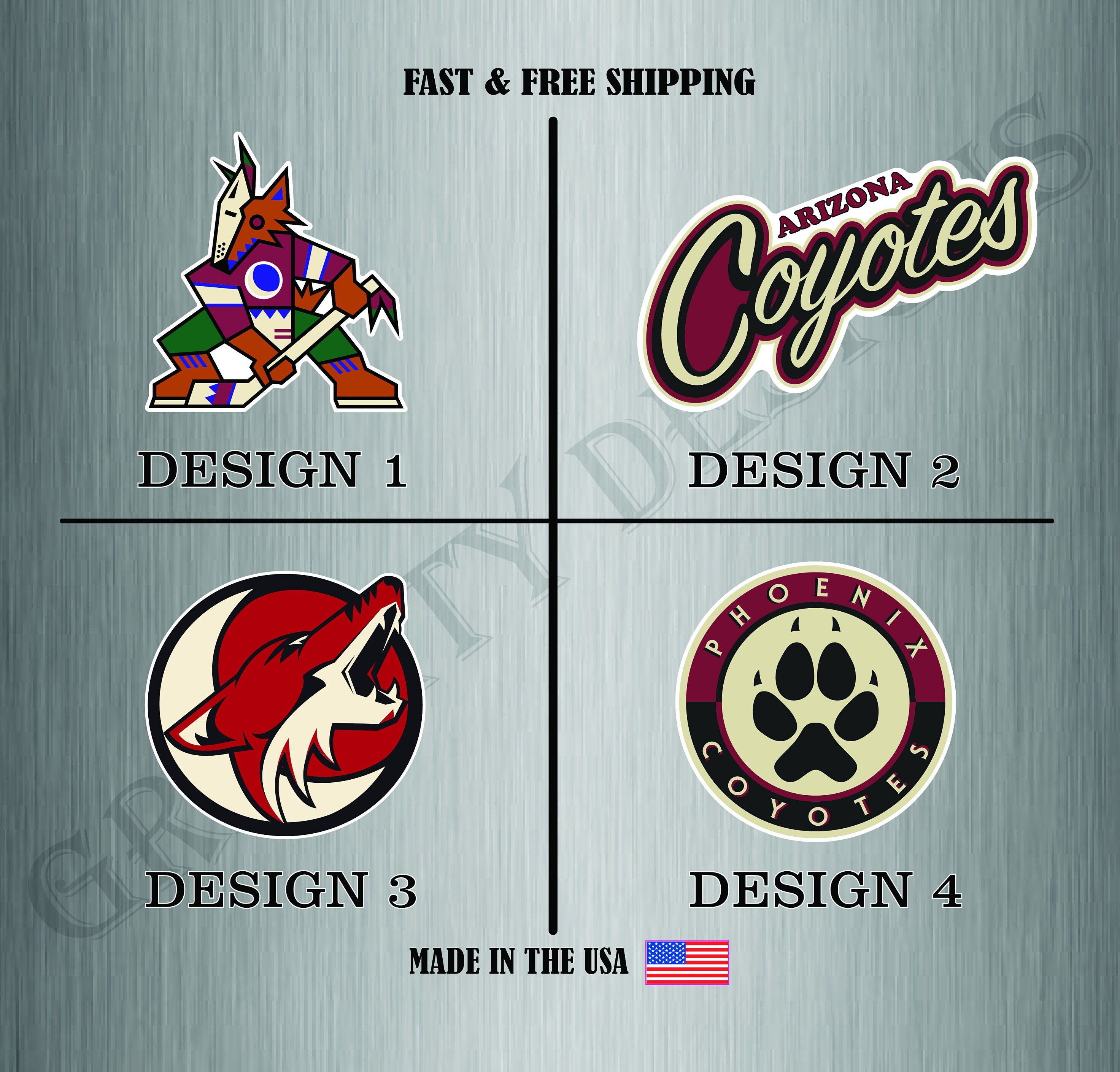 How To Draw The Phoenix Coyotes Logo