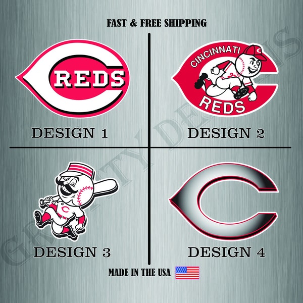 Cincinnati Reds Decal - Etsy