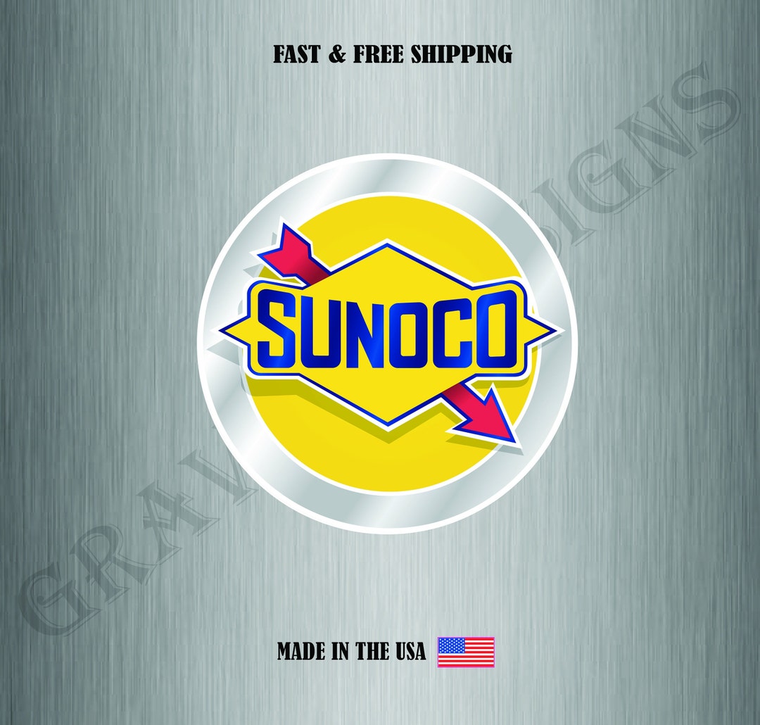 Sunoco Gas Logo Vinyl Decal Sticker Car Truck Bumper Wall - Etsy