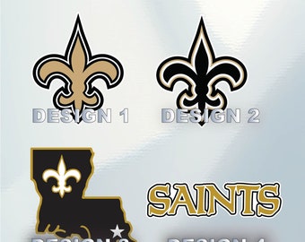 New Orleans Saints Decal | Etsy