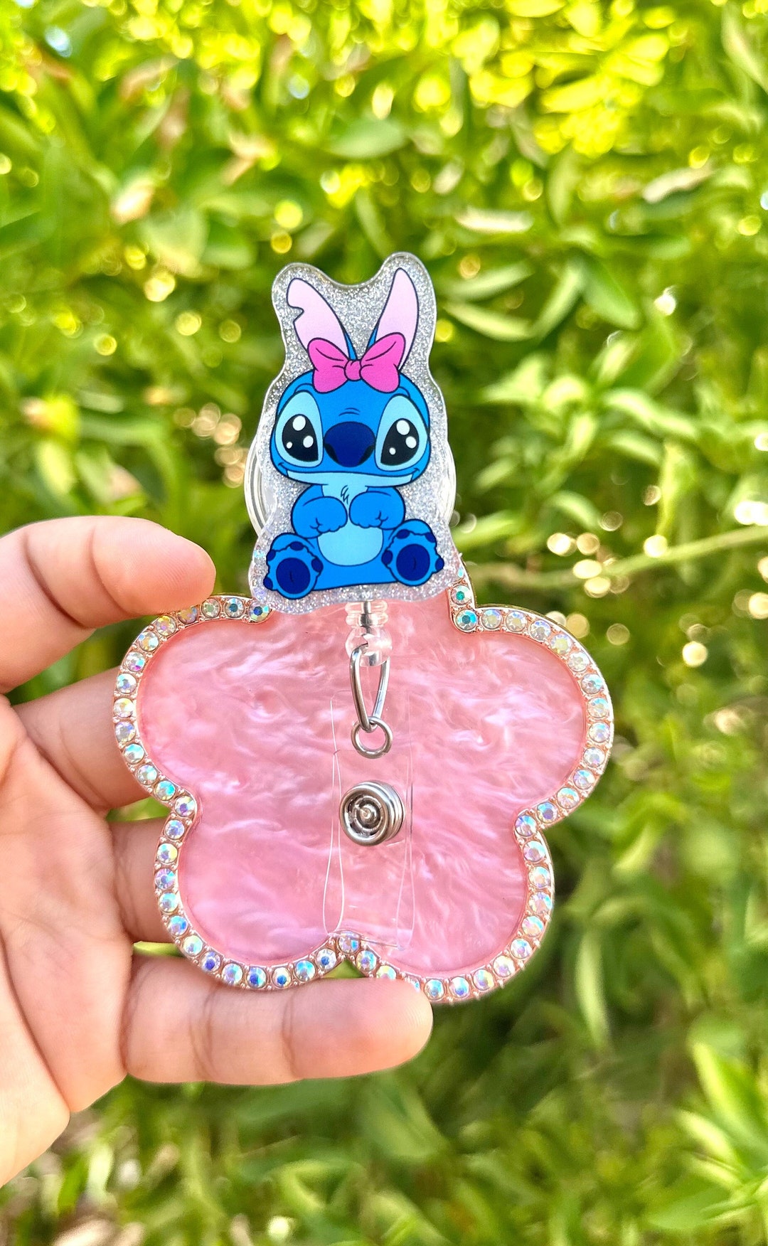 Cutie Baby Stitch Retractable ID Badge Badge Reel Gift for - Etsy