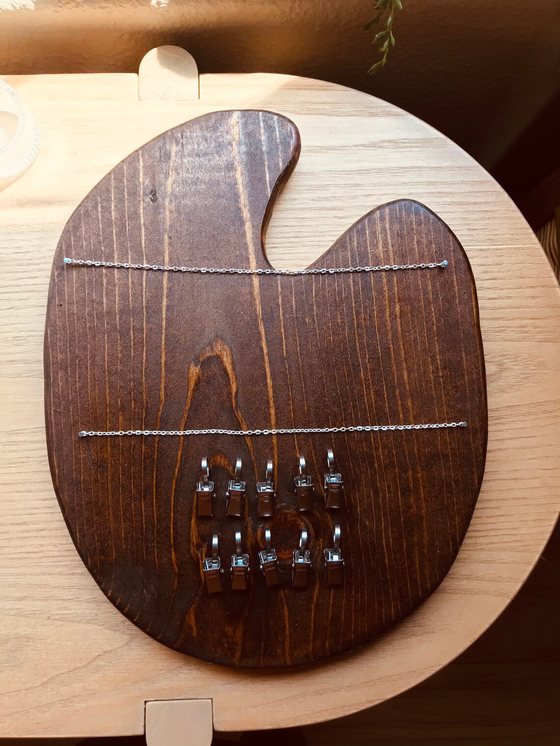 SMALL Palette Paint Tube Holder/palette/wooden Palette/paint - Etsy