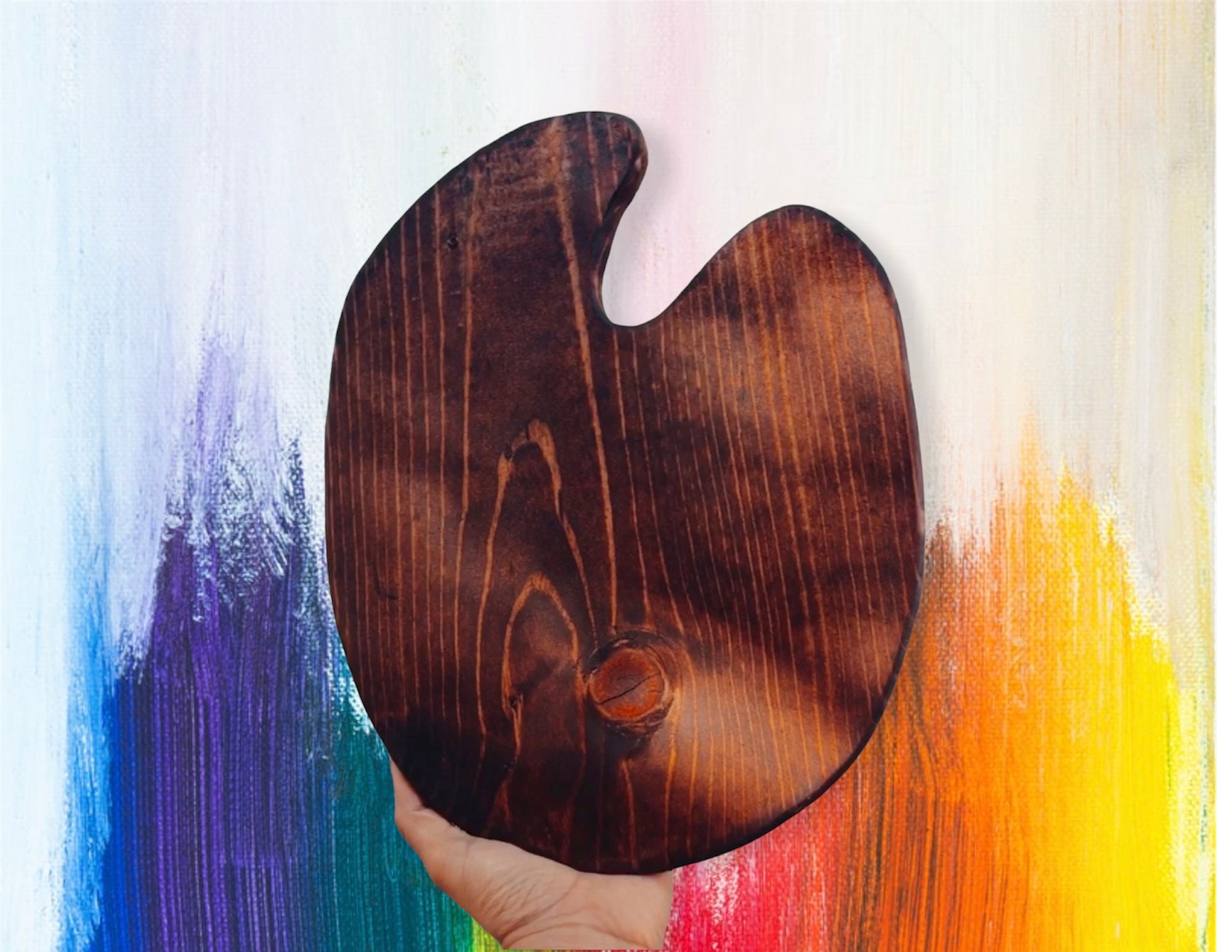 SMALL Palette Paint Tube Holder/palette/wooden Palette/paint Tubes/oil ...