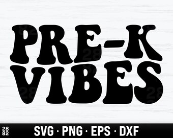 Pre School Vibes Svg - Etsy