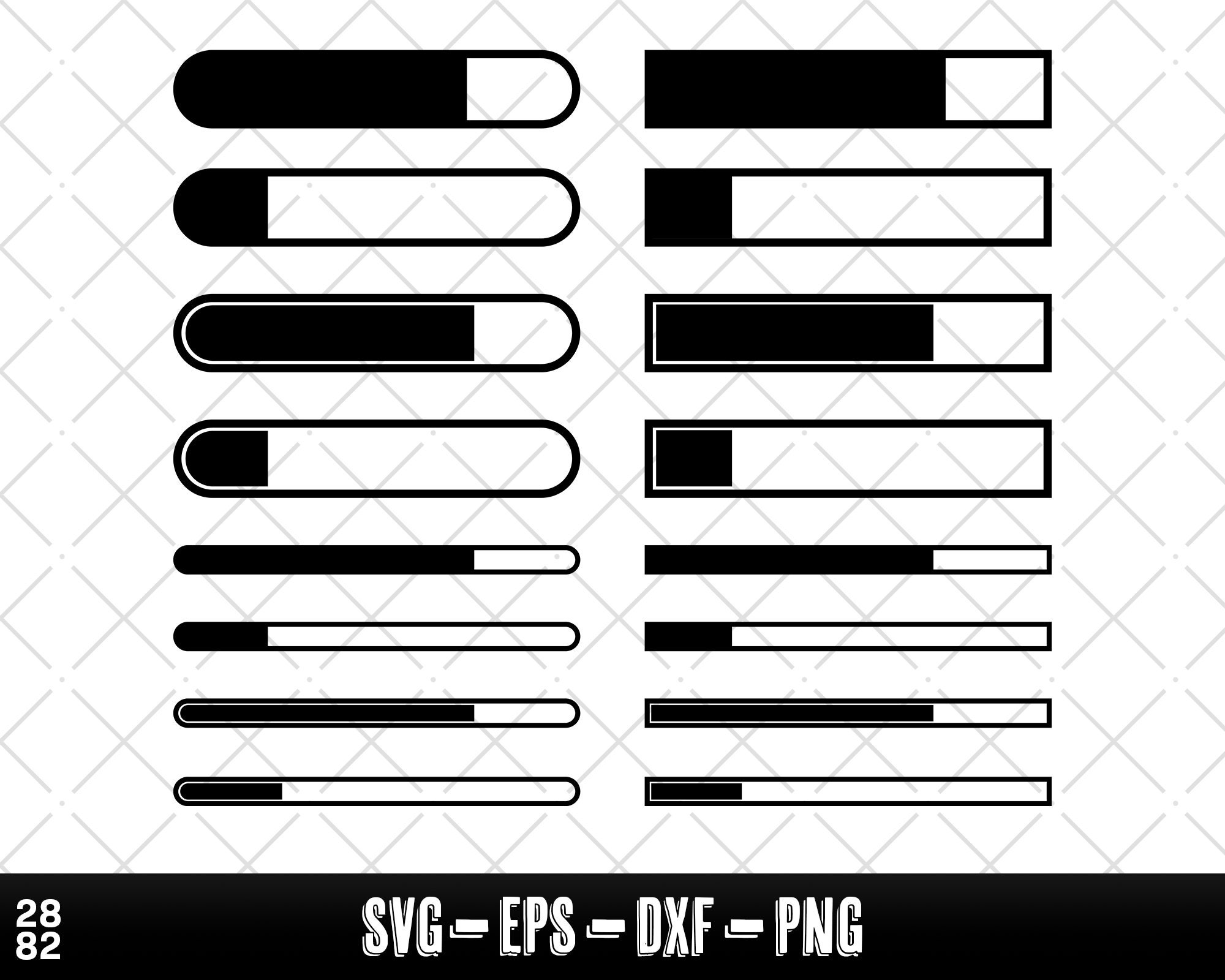 Loading Bar Bundle Files Loading Bar Bundle SVG Loading - Etsy