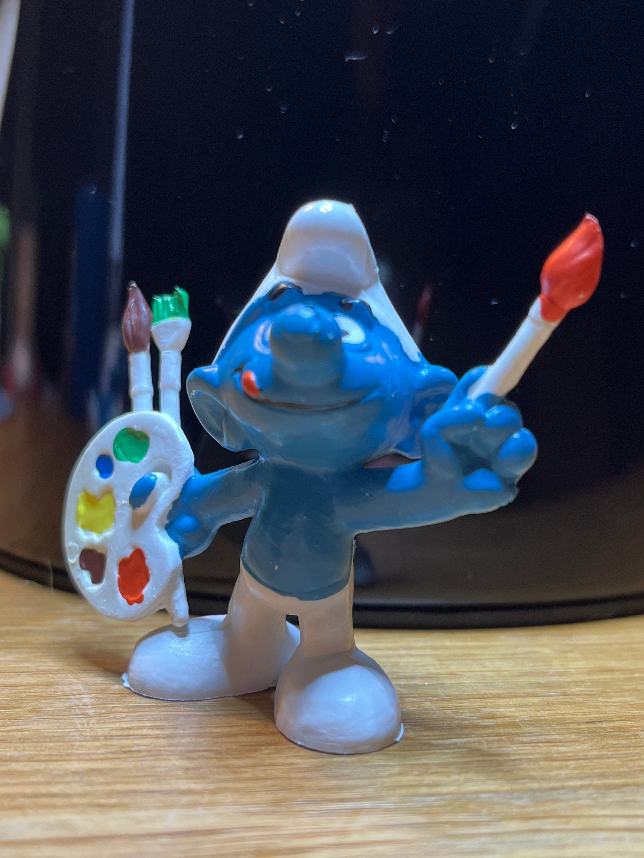 Smurf Painting - Etsy