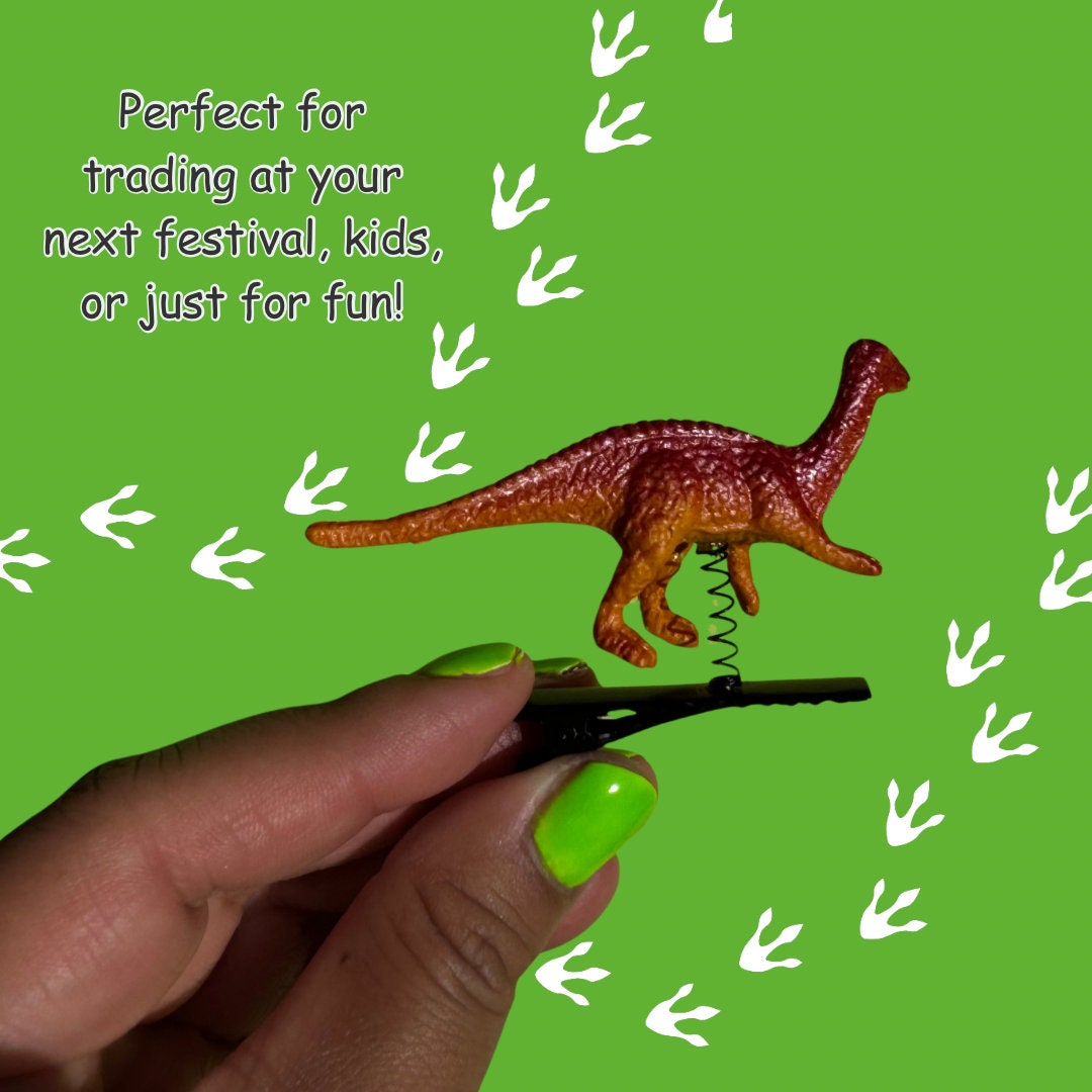 6 Pack Dinosaur Clips| Dinosaur Sprouts | Dinos | Lost Lands | Electric ...