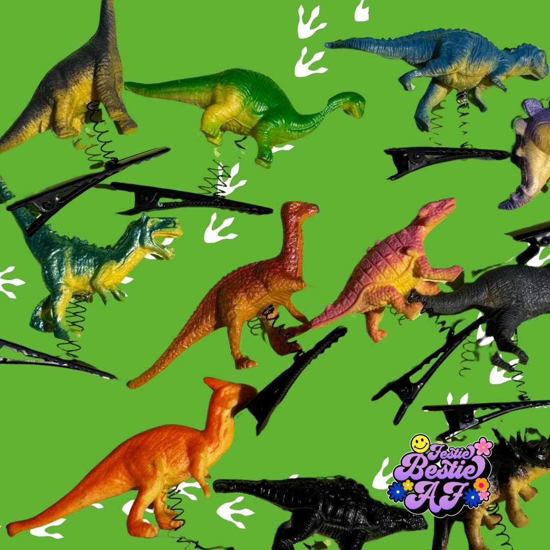 6 Pack Dinosaur Clips| Dinosaur Sprouts | Dinos | Lost Lands | Electric ...