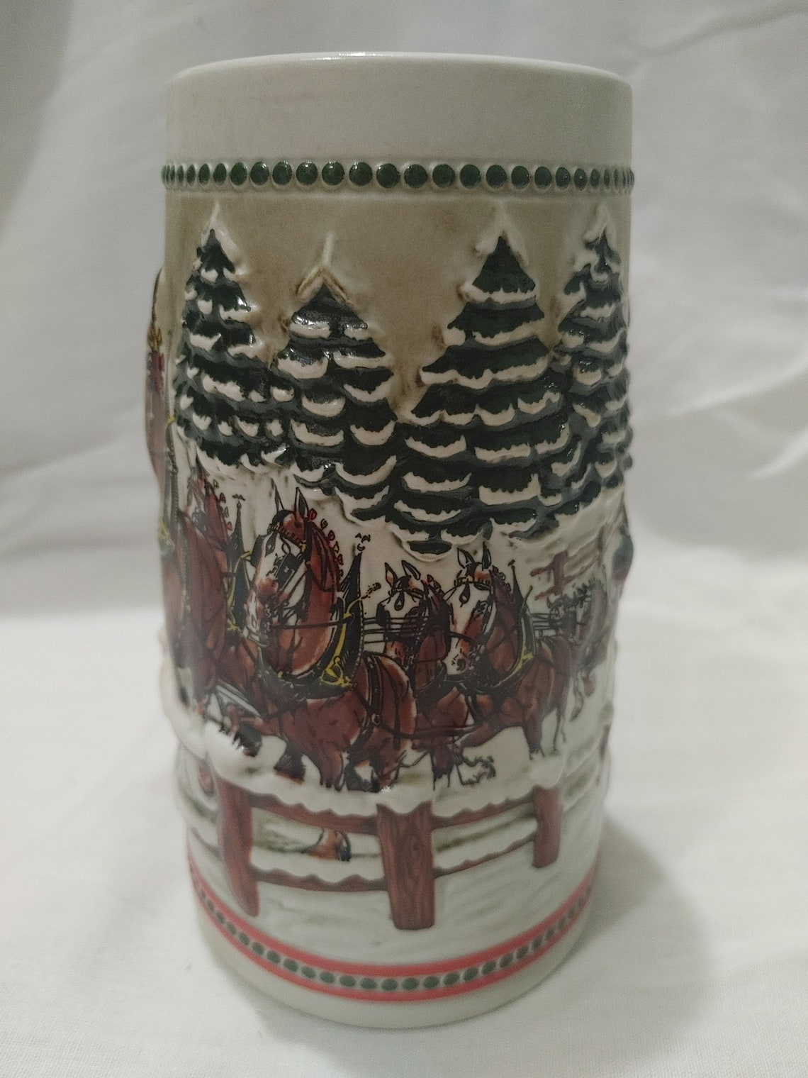 Budweiser Winter Stein - Etsy