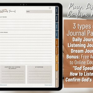 Digital Bible Journal, Digital Bible Planner, Digital Faith Journal ...