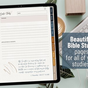 Digital Bible Journal, Digital Bible Planner, Digital Faith Journal ...