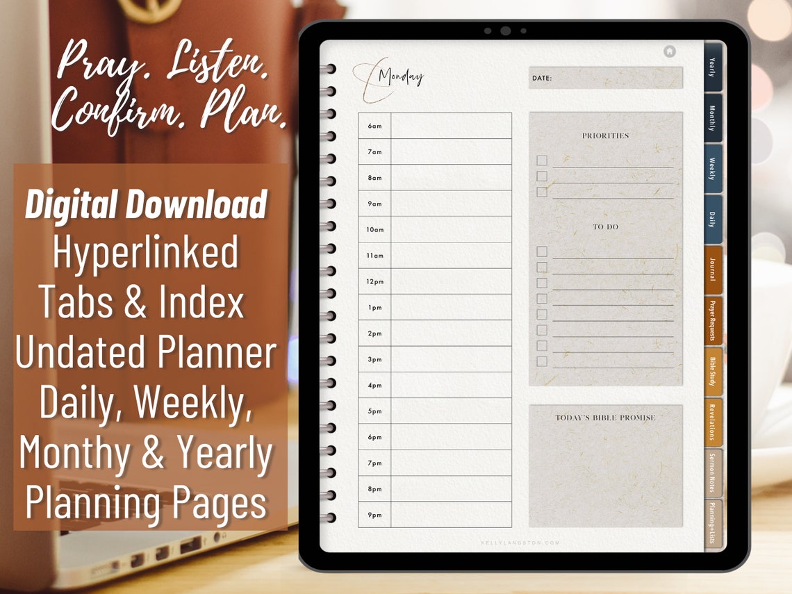 Digital Bible Journal Digital Bible Planner Digital Faith - Etsy