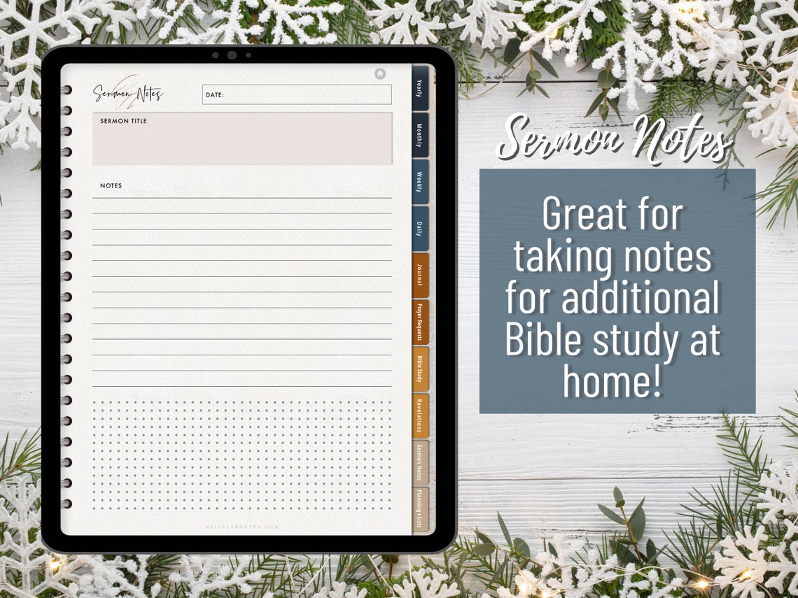 Digital Bible Journal Digital Bible Planner Digital Faith - Etsy